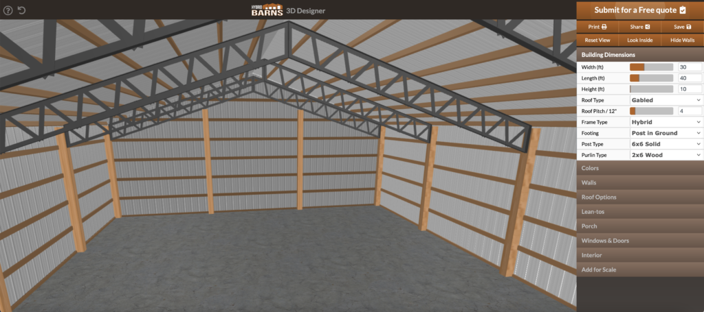 Hybrid Barns | Metal Buildings | Pole Barns | Steel Trusses | Made in ...